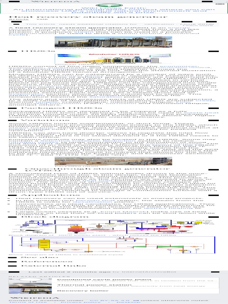 Heat Recovery Steam Generators Explained | PDF | Energy Technology ...
