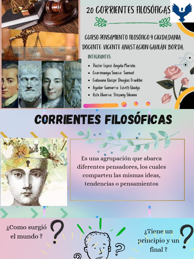 Corrientes Filosóficas | PDF | Conocimiento | Relativismo