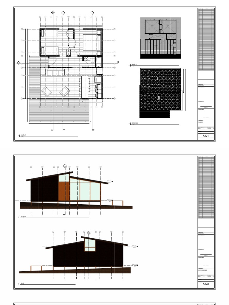 Planos Cabana 60 m2 | PDF