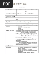 Understanding Feelings Lesson Plan | PDF | Emotions | Lesson Plan