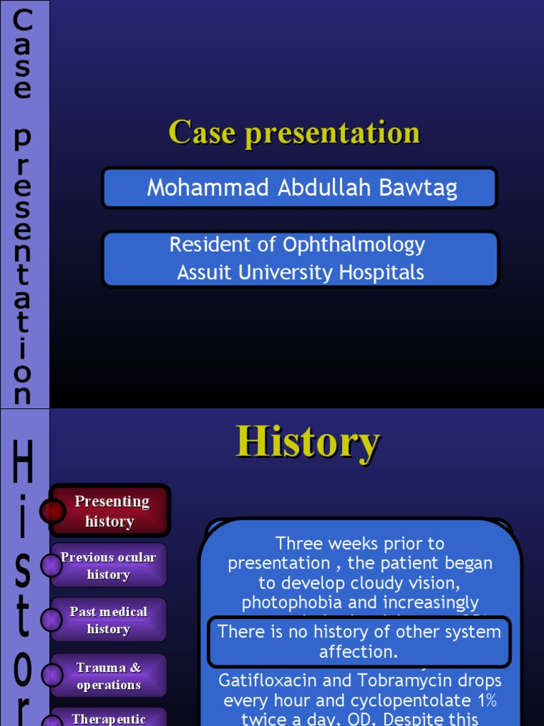 Acanthamoeba Keratitis Case Presentation | PDF