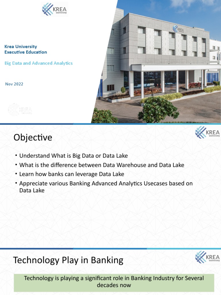 Fintech Class Presentation 14 - Big Data and Advanced Analytics | PDF ...