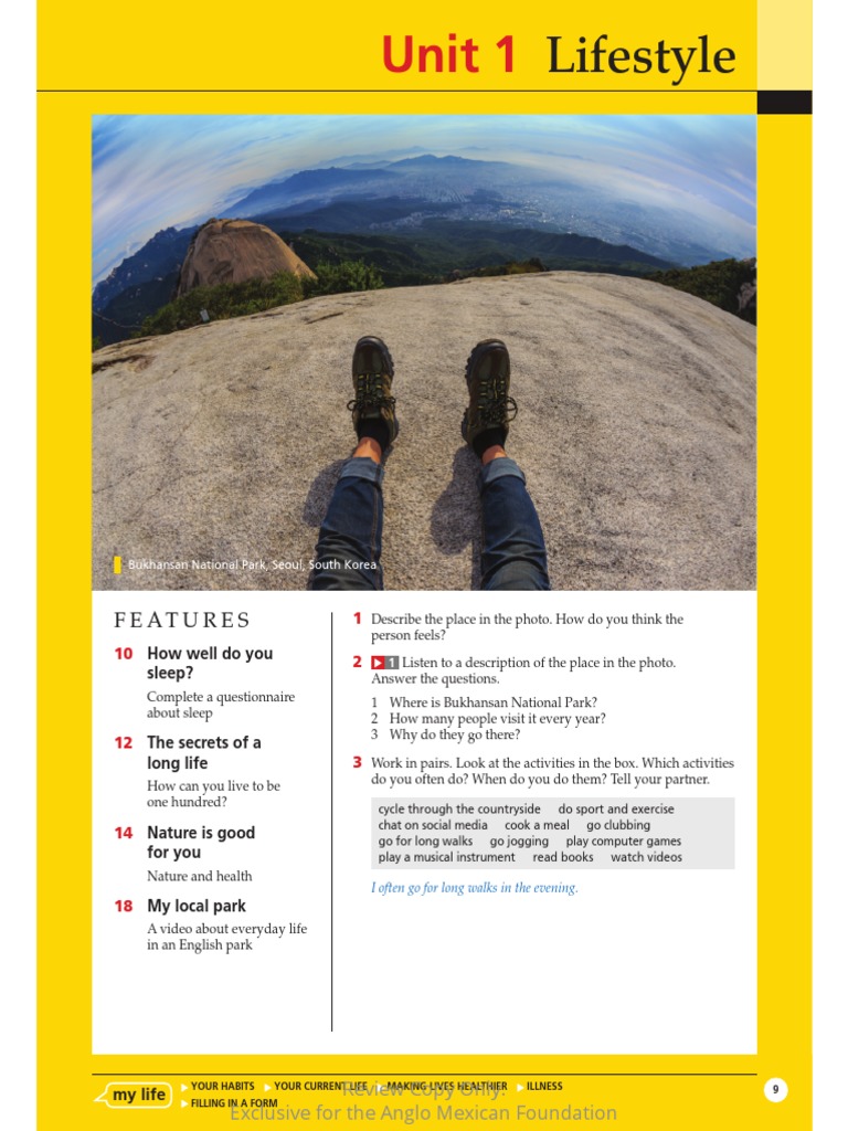 Unit 1 - Life Pre - Intermediate | PDF | Sleep | English Language