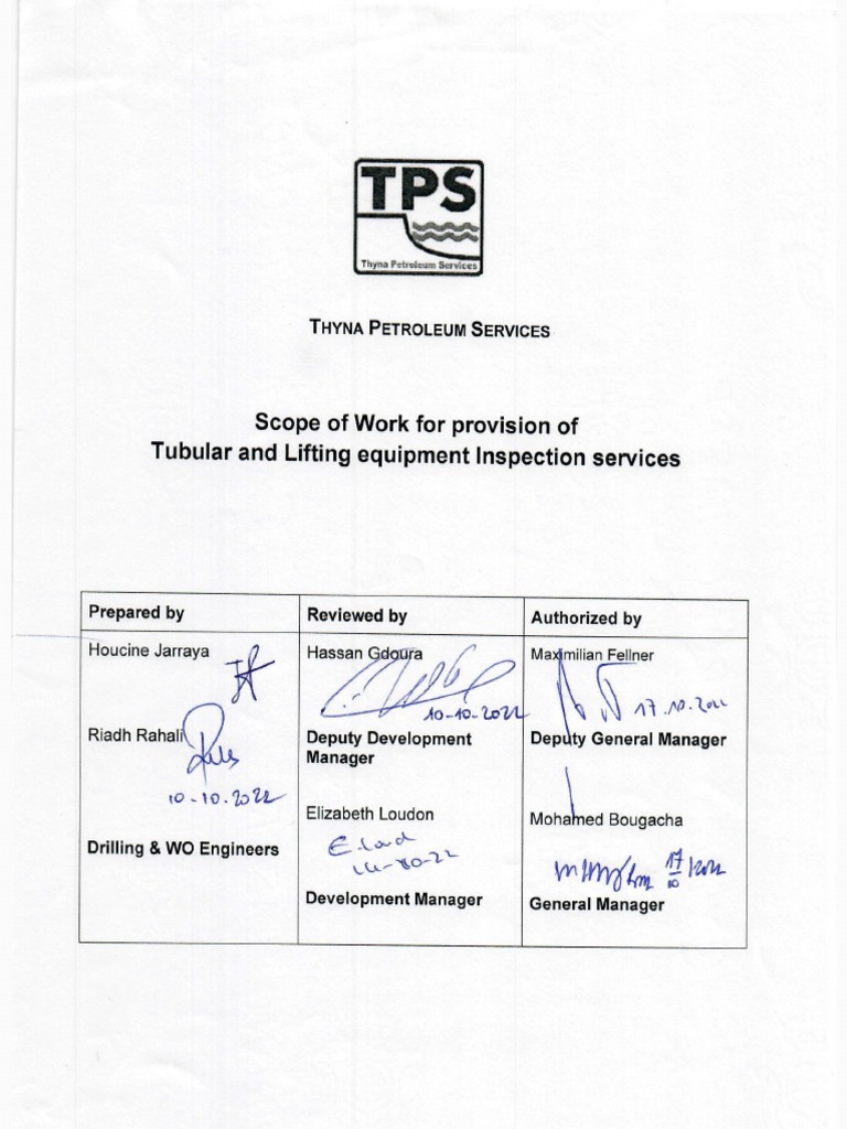 Tubular and Lifting | PDF