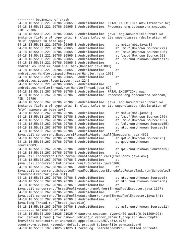 Logcat 1618761333927 | PDF | Information Technology Management | Software Engineering