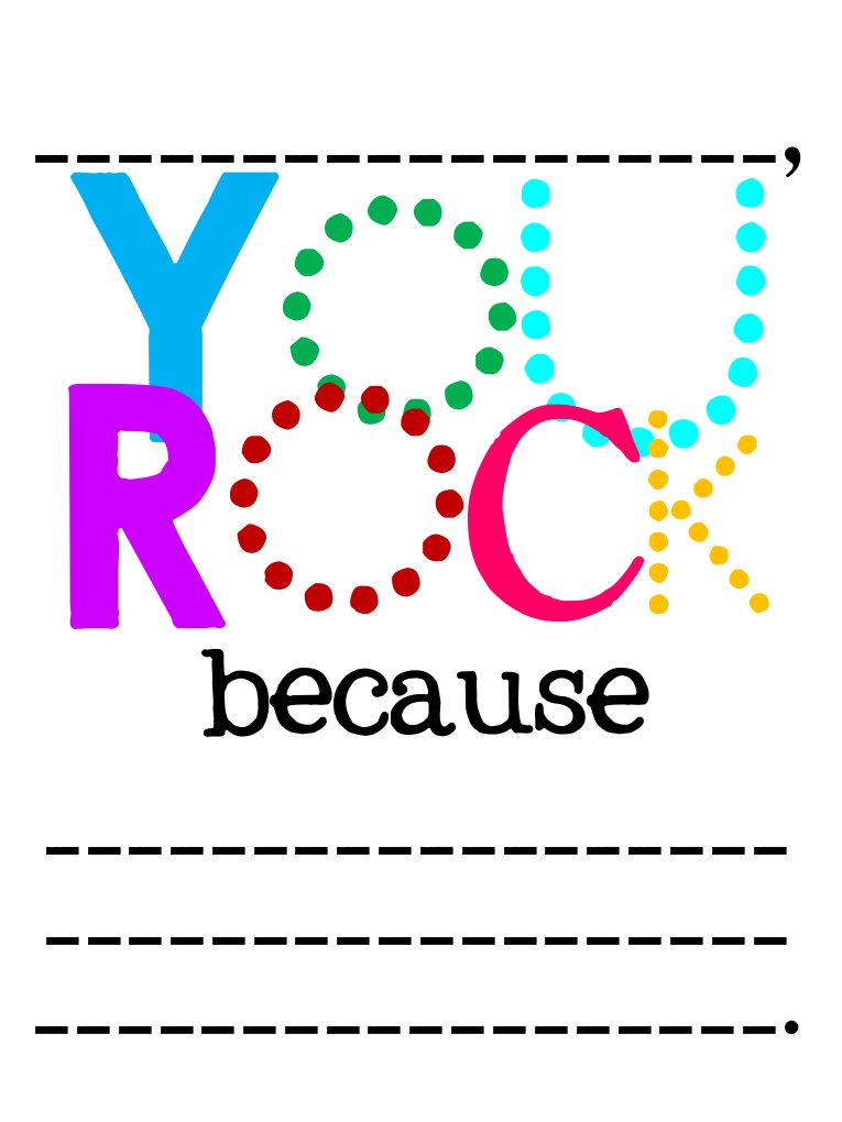 You Rock Because | PDF