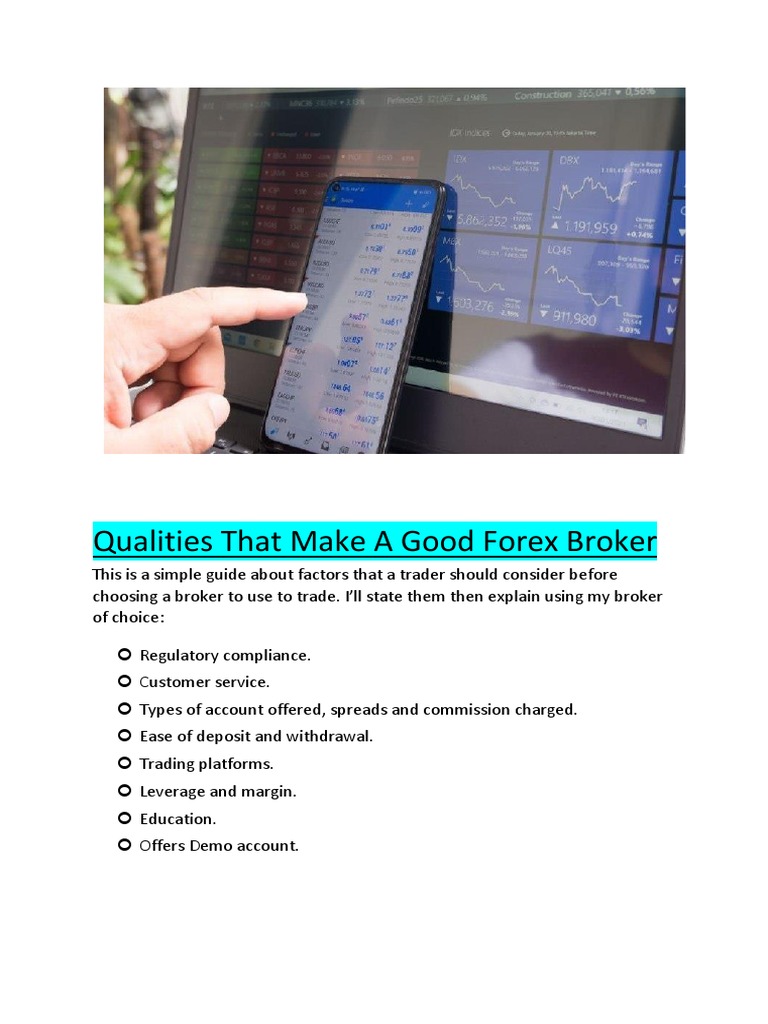 8 Tips For Selecting A Good Broker | Download Free PDF | Margin ...