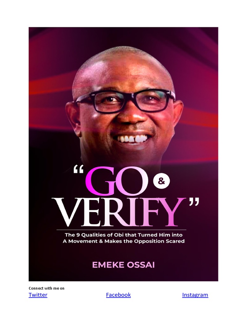 Go and Verify | PDF | Integrity | Facebook