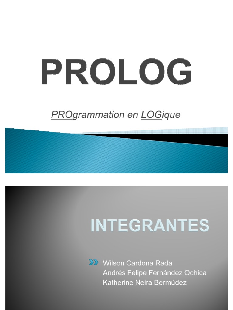Prolog 1.0 | PDF | Formalismo (deductivo) | Desarrollo de software