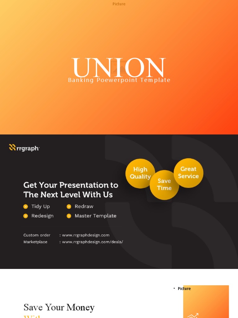 Free Union Banking Powerpoint Template | PDF