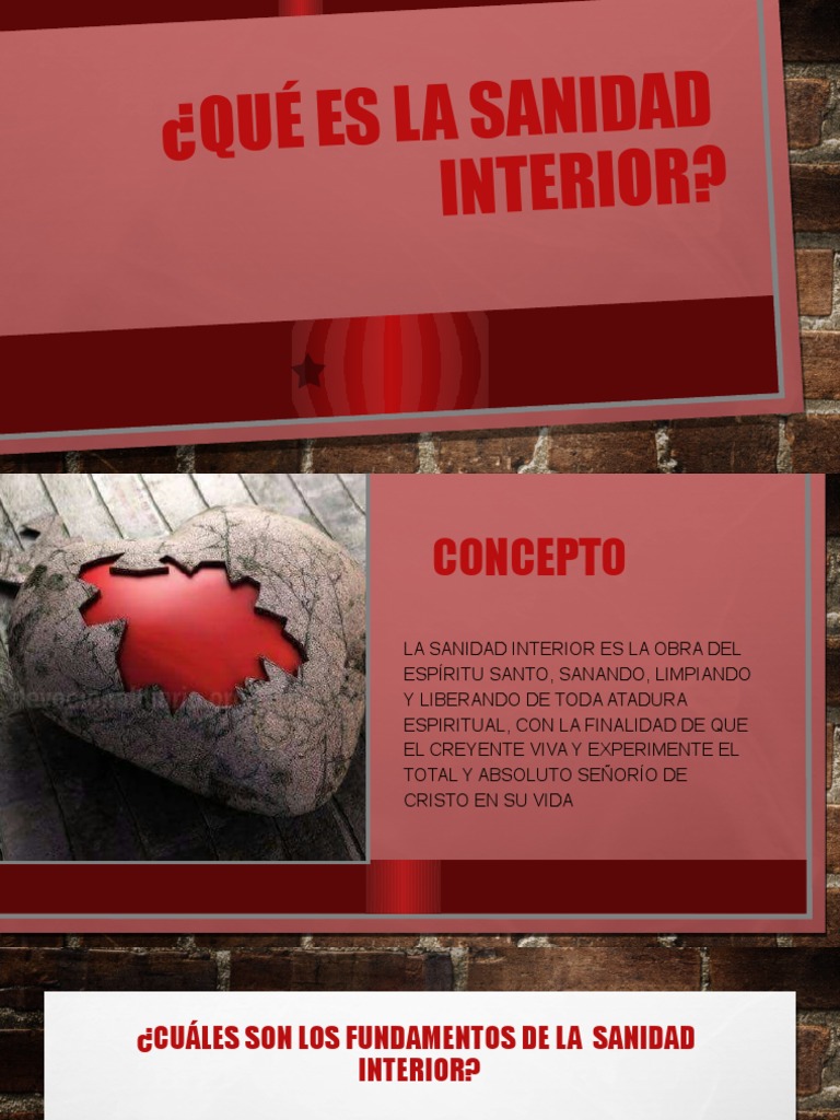 Sanidad Interior | PDF | Amor | Jesús