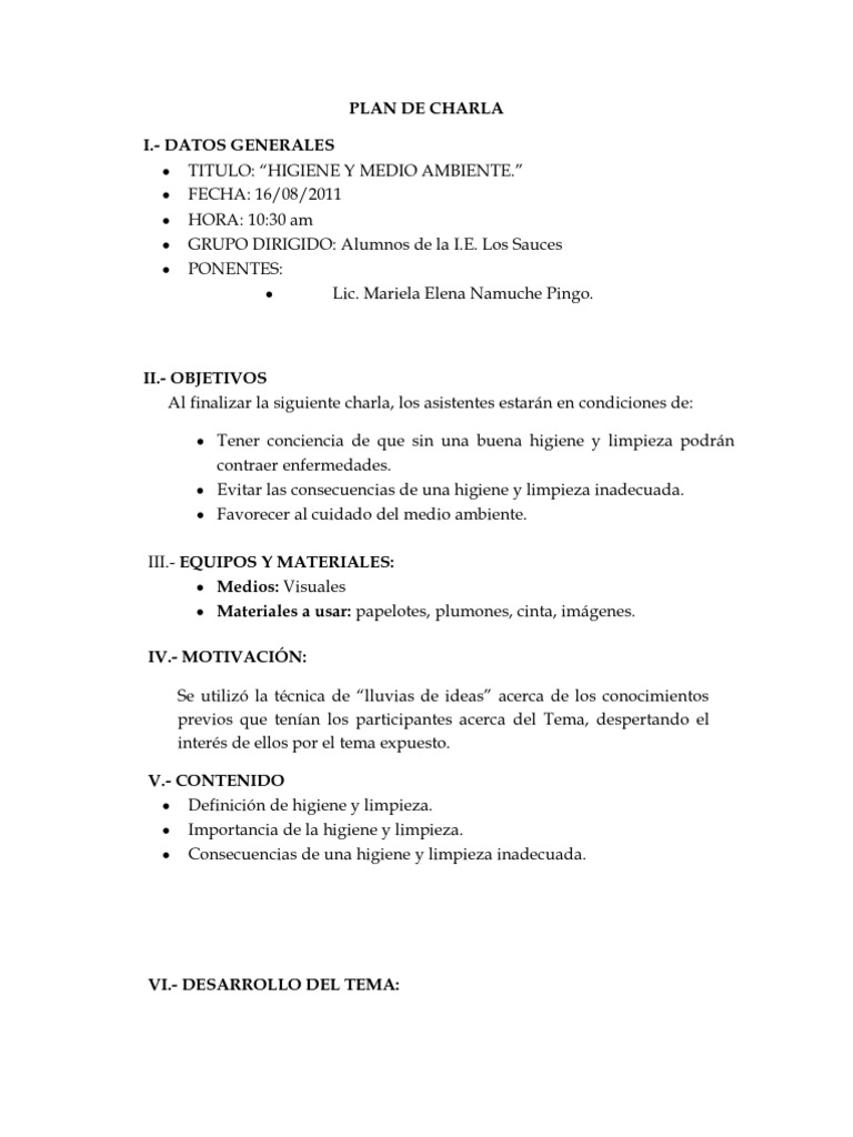 Plan de Charla[1]