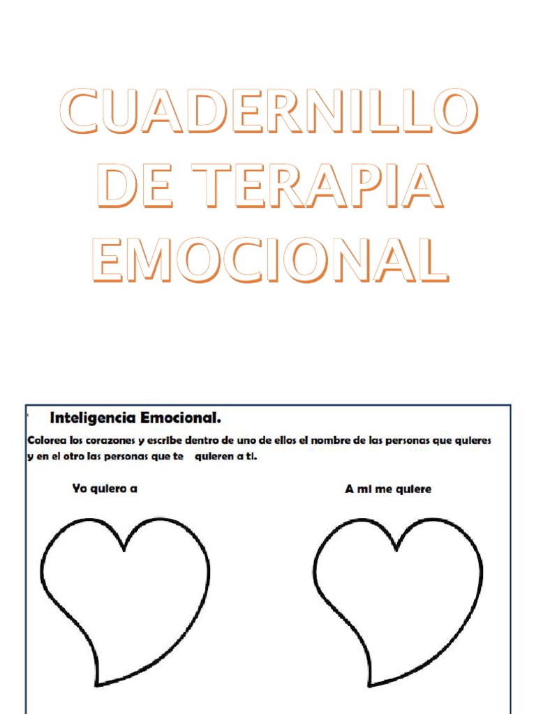 Cuadernillo De Terapia Emocional Para Adultos Pdf Las Emociones Ira
