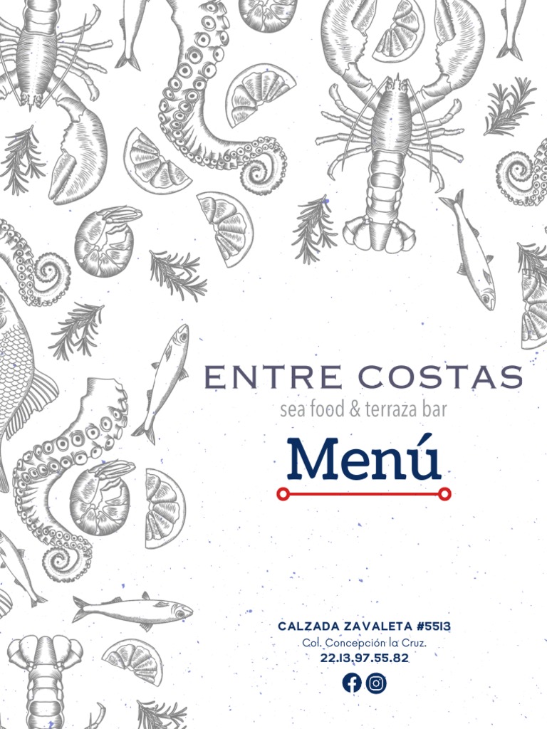 Menú Entre Costas | PDF
