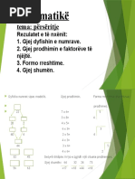 Tabela e Shumëzimit | PDF