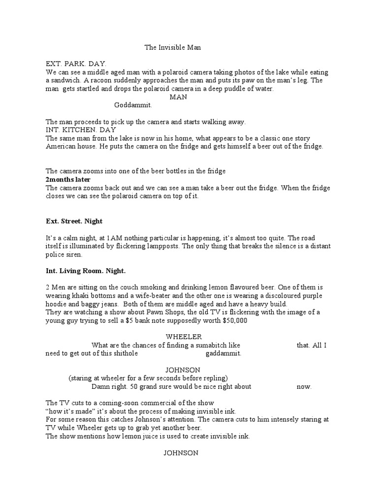 The Invisible Man | PDF