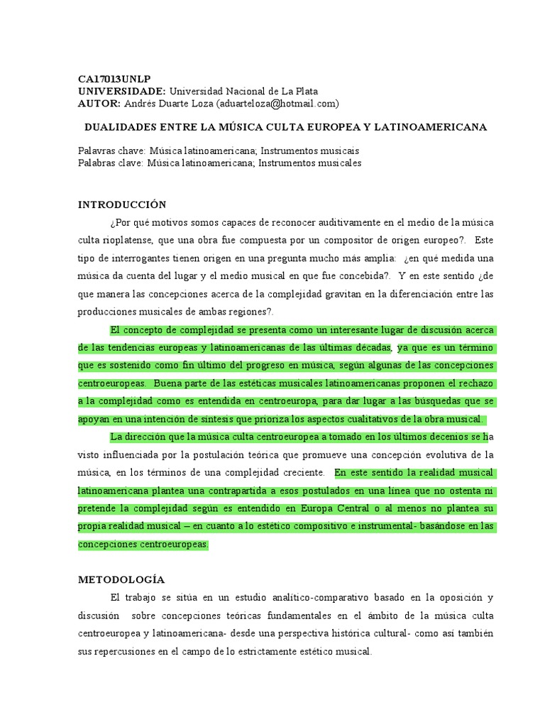 Dualidades LA PLATA | PDF