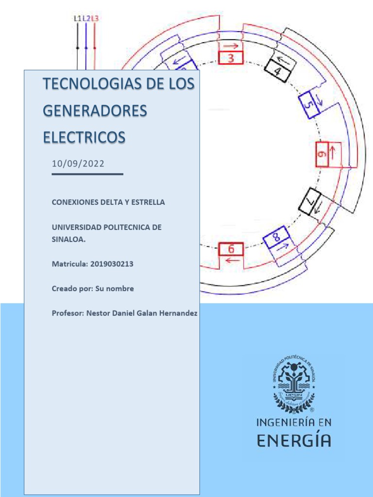 Conexiones en Delta y Estrella | PDF | Corriente eléctrica | voltaje