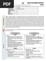 ENG103 Course Outline | PDF | Essays | Test (Assessment)