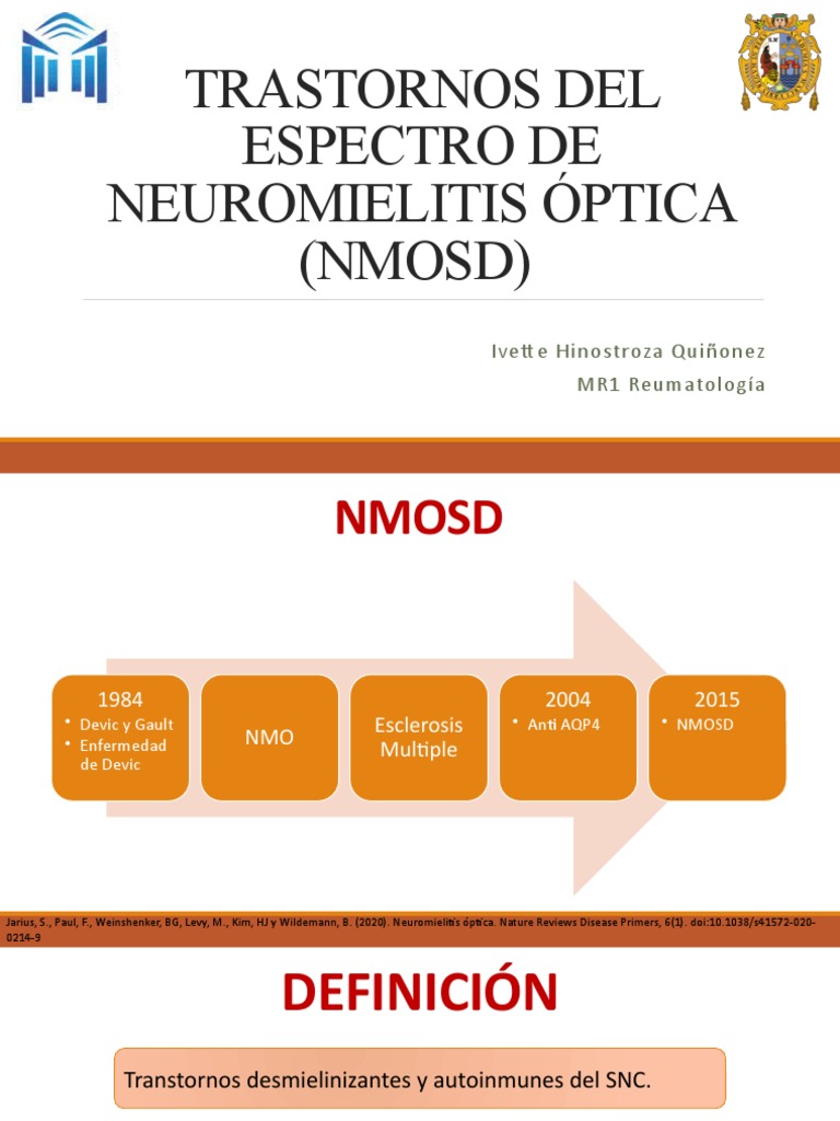 NMOSD | PDF | Imagen de resonancia magnética | Causas de la muerte
