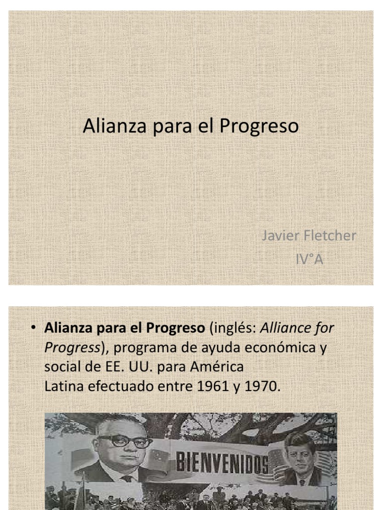 Alianza para El Progreso | PDF