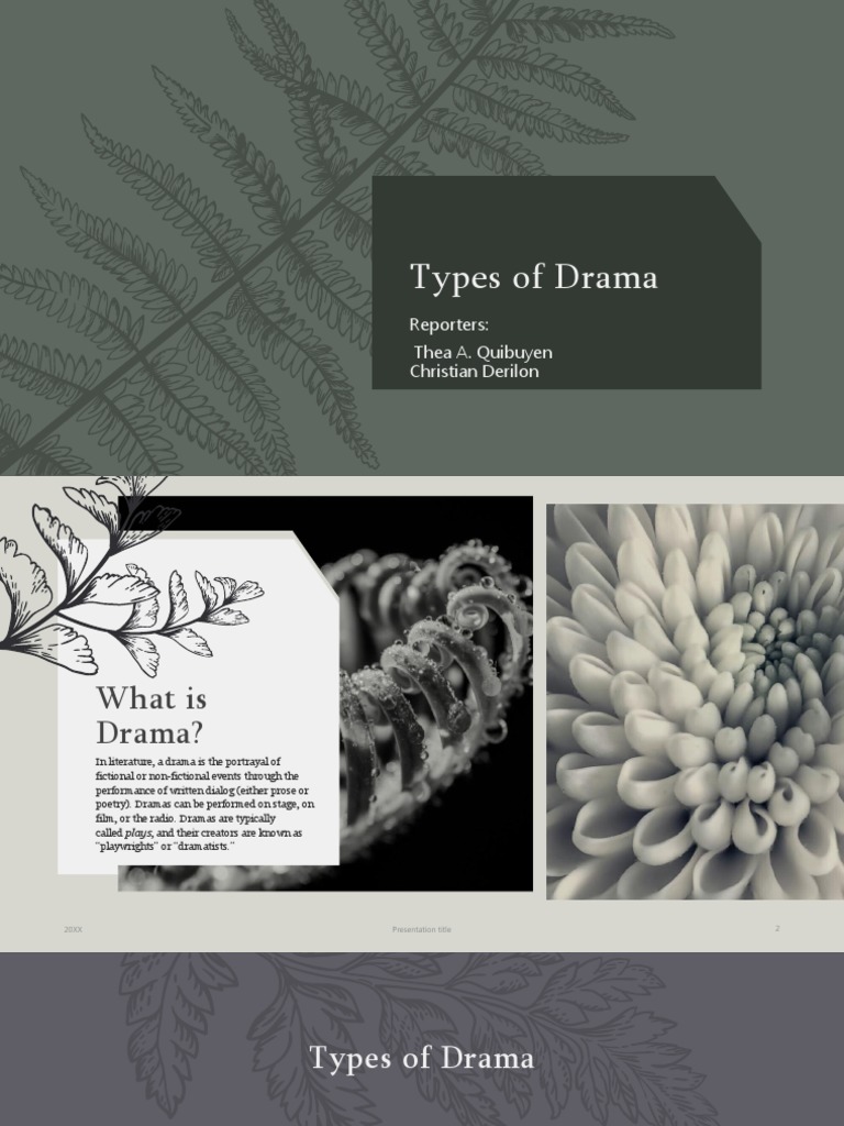 Types of Drama Explained | PDF | Comedy | Tragedy