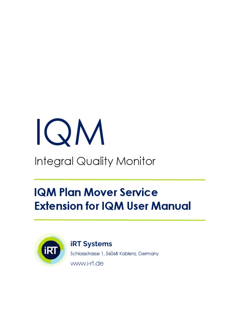 IQM - PlanMover Service Extension User Manual - v1.2 - SW-v1.9 | PDF | Computer File | Directory ...