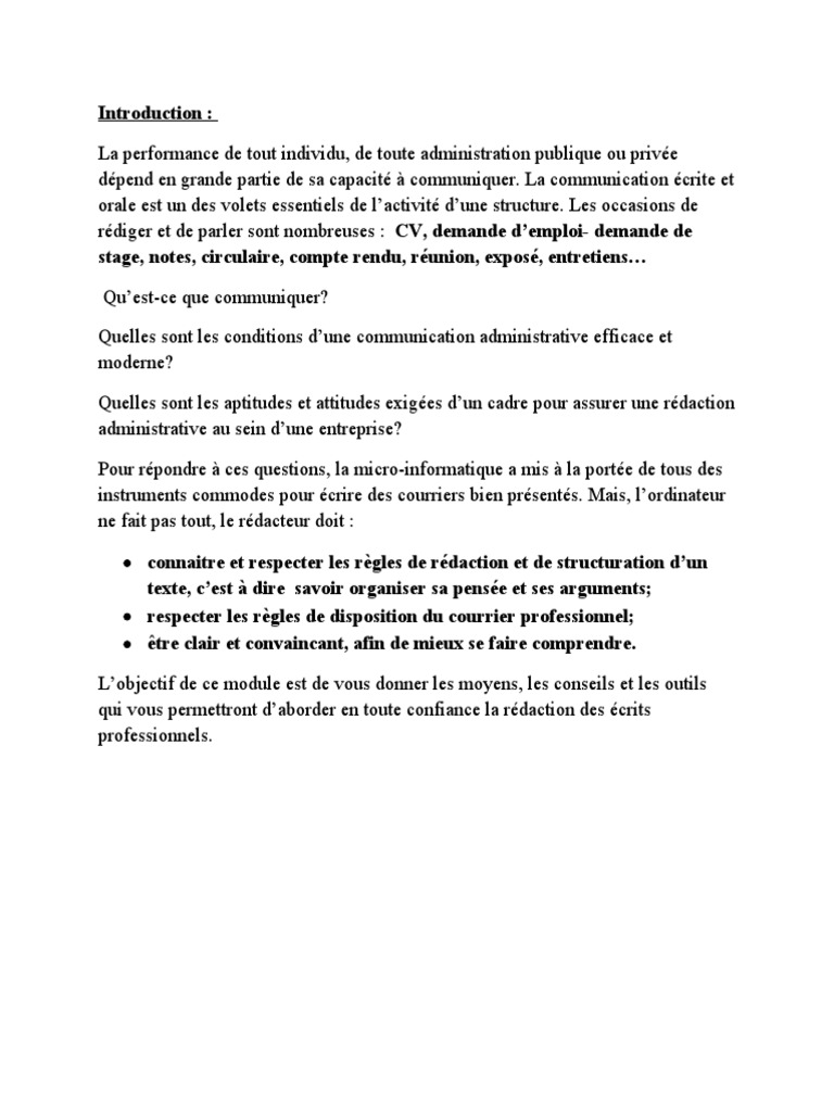 Rédaction Administrative Efficace | PDF | Lionel Messi | Ponctuation