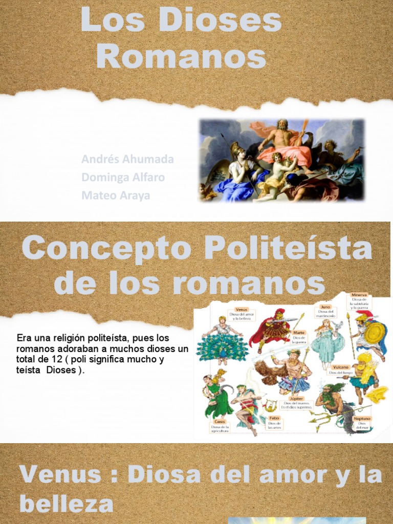 Dioses Romanos y su Mitología | PDF