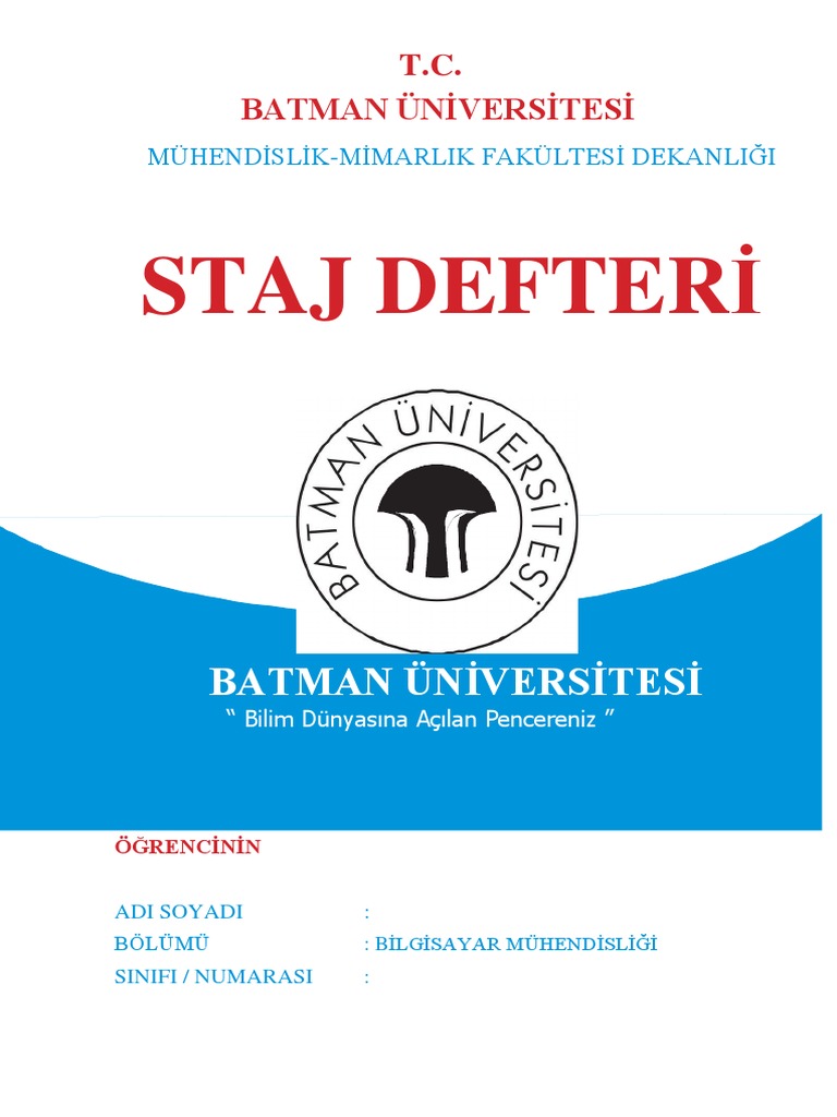 Örnek Staj Defteri | PDF