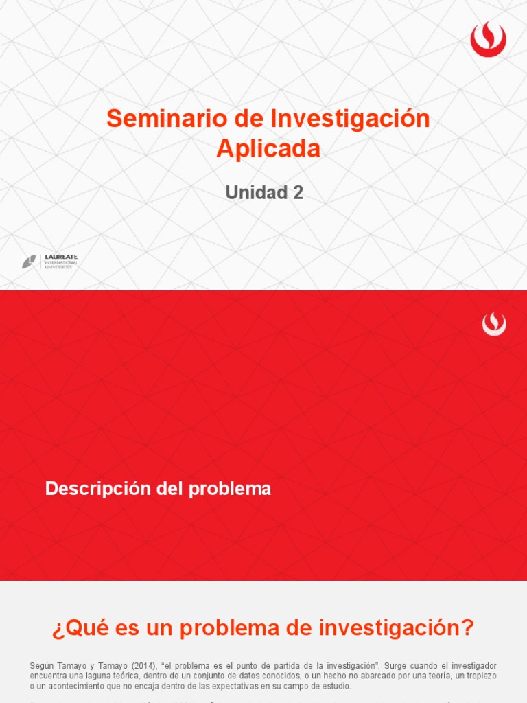 S3 - Descripción Del Problema | PDF | Teoría | Método científico