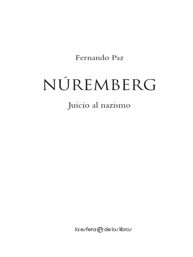 Nuremberg Juicios Primeras Paginas | PDF | Juicios de Nuremberg | Alemania nazi