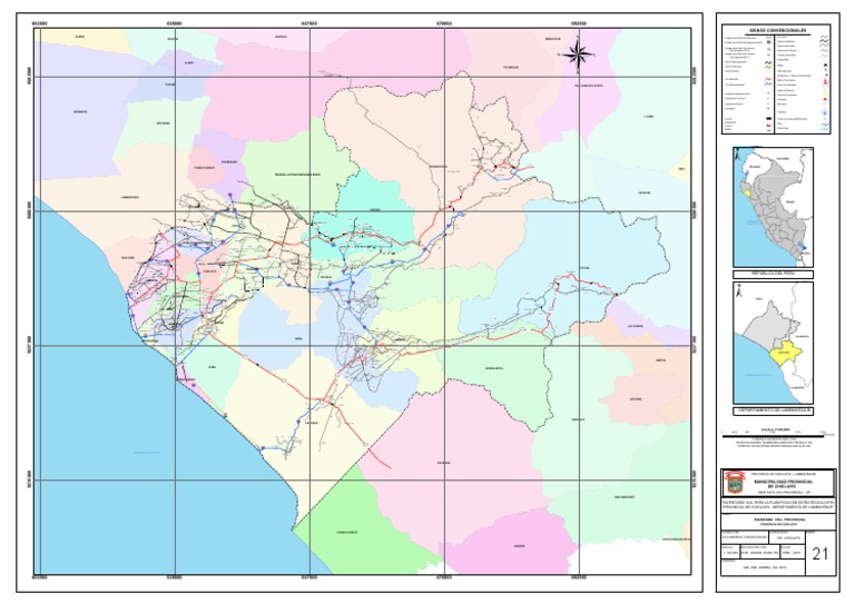 Mapa Vial Provincial - Chiclayo | PDF