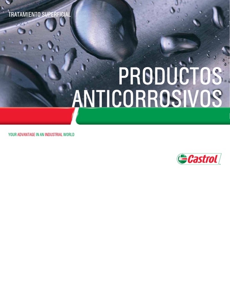 Castrol RUSTILO ANTICORROSIVOS | PDF | Solvente | Agua
