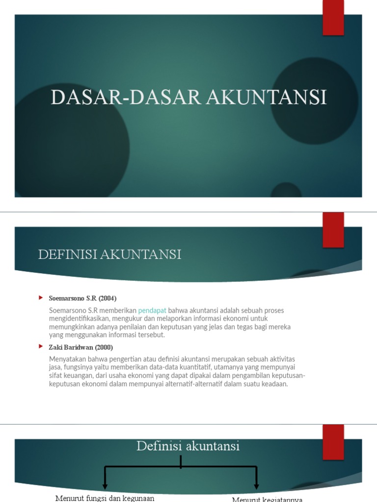 Dasar Dasar Akuntansi | PDF