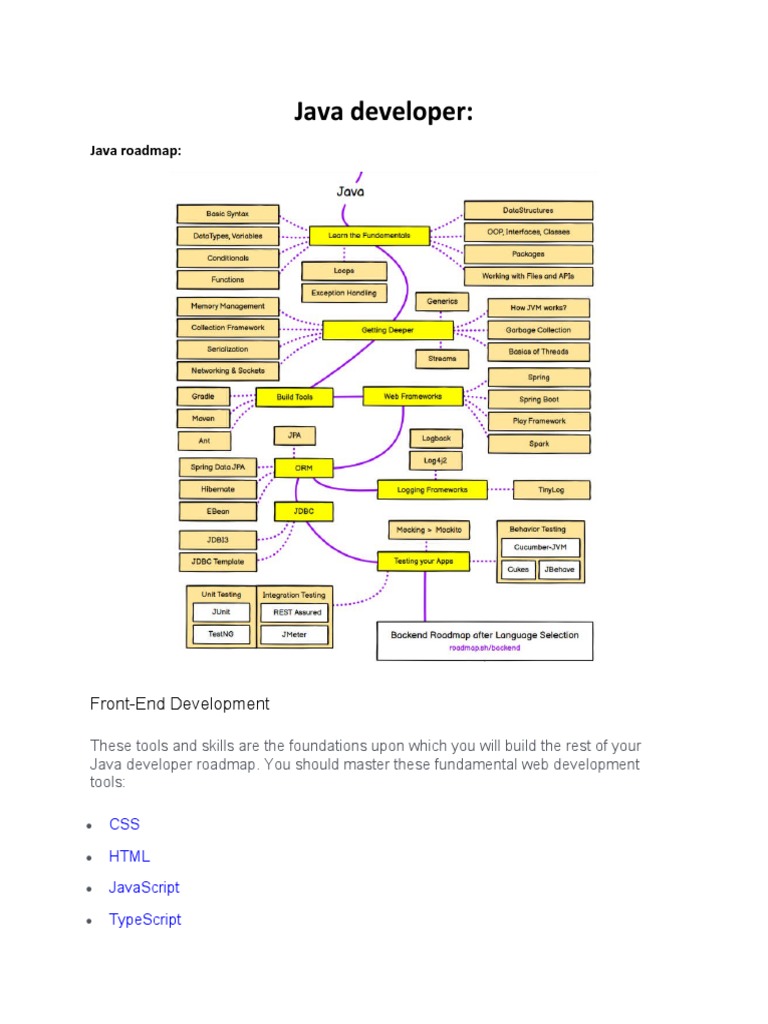Java Developer | PDF | Java (Programming Language) | Databases