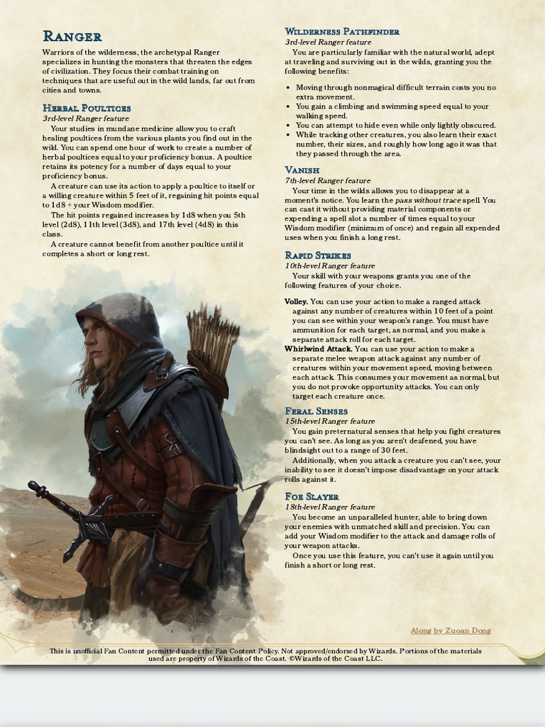 Ranger - GM Binder | PDF