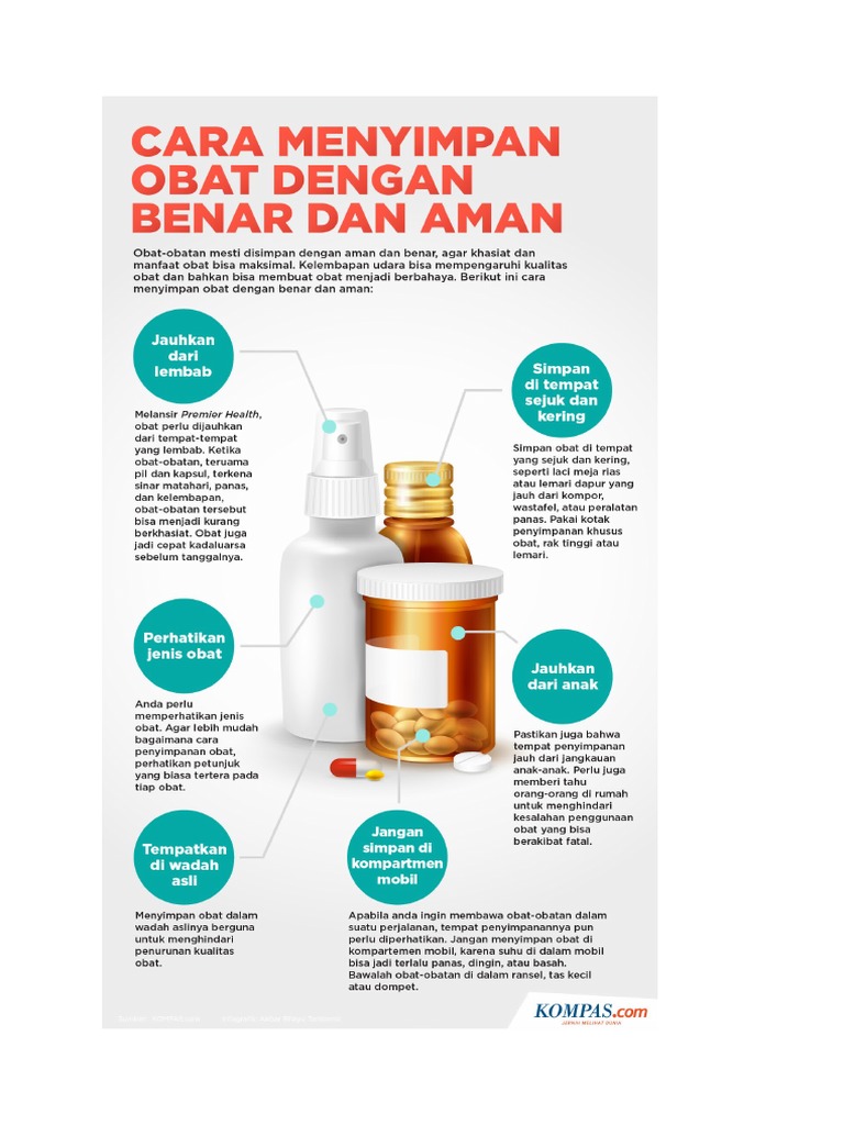 Cara Menyimpan Obat Dengan Benar | PDF
