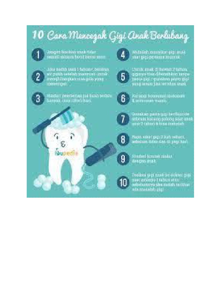 Cara Mencegah Gigi Berlubang | PDF