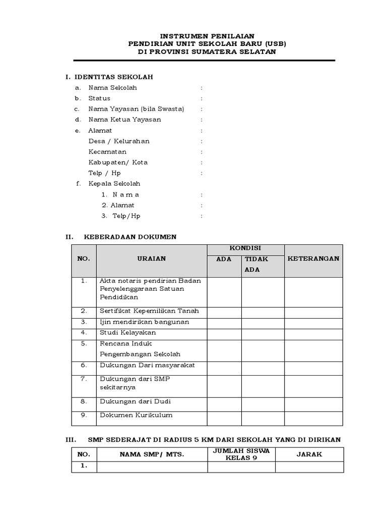 Instrumen Verifikasi SMK 2022 | PDF