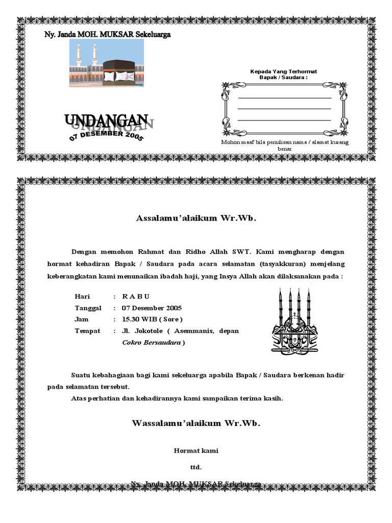 Tasyakkuran 7 Bulanan | PDF