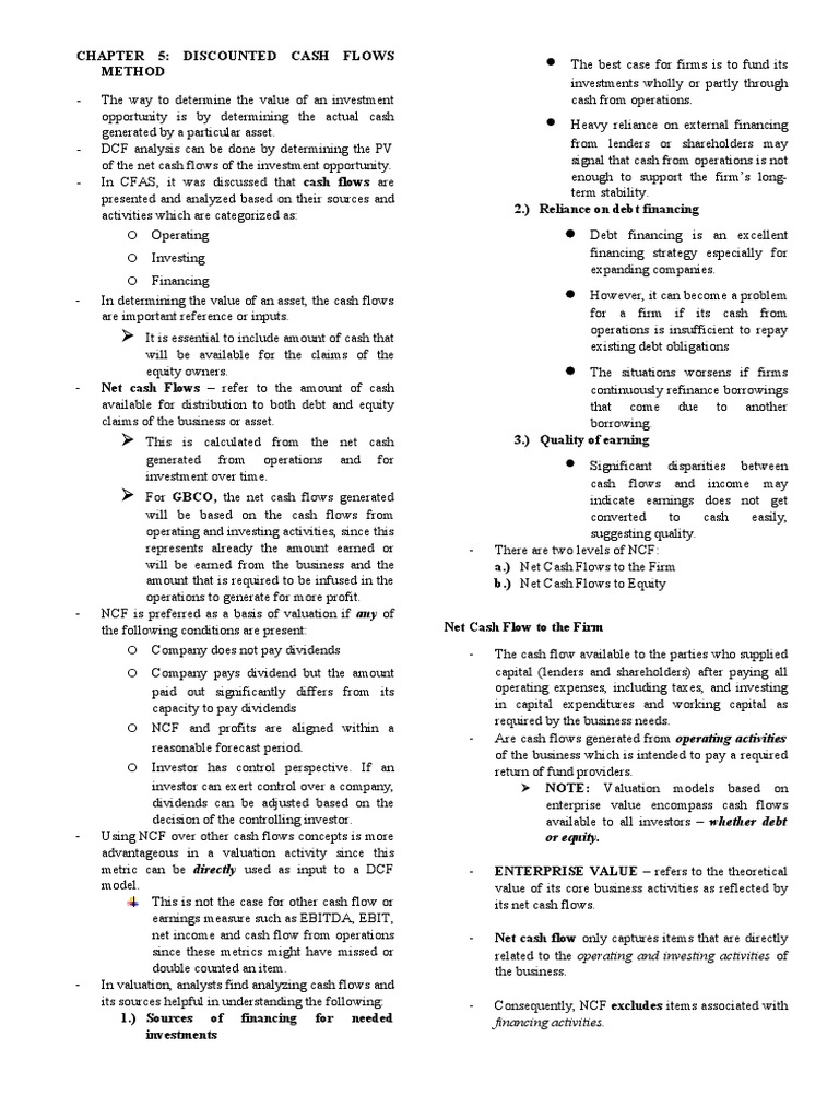 Chapter 5 | PDF | Equity (Finance) | Expense