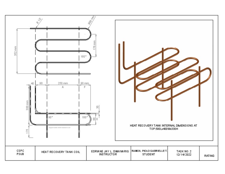 Ramos Heat Recovery Tank Coil Layout2 | PDF