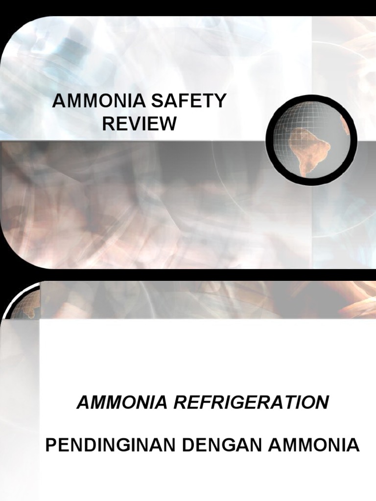 Keamanan dan Risiko Ammonia | PDF