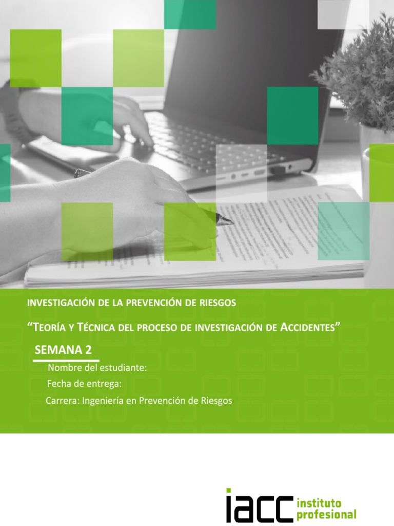Tarea Semana 2 Inv de La Prevencion de Riesgos | PDF