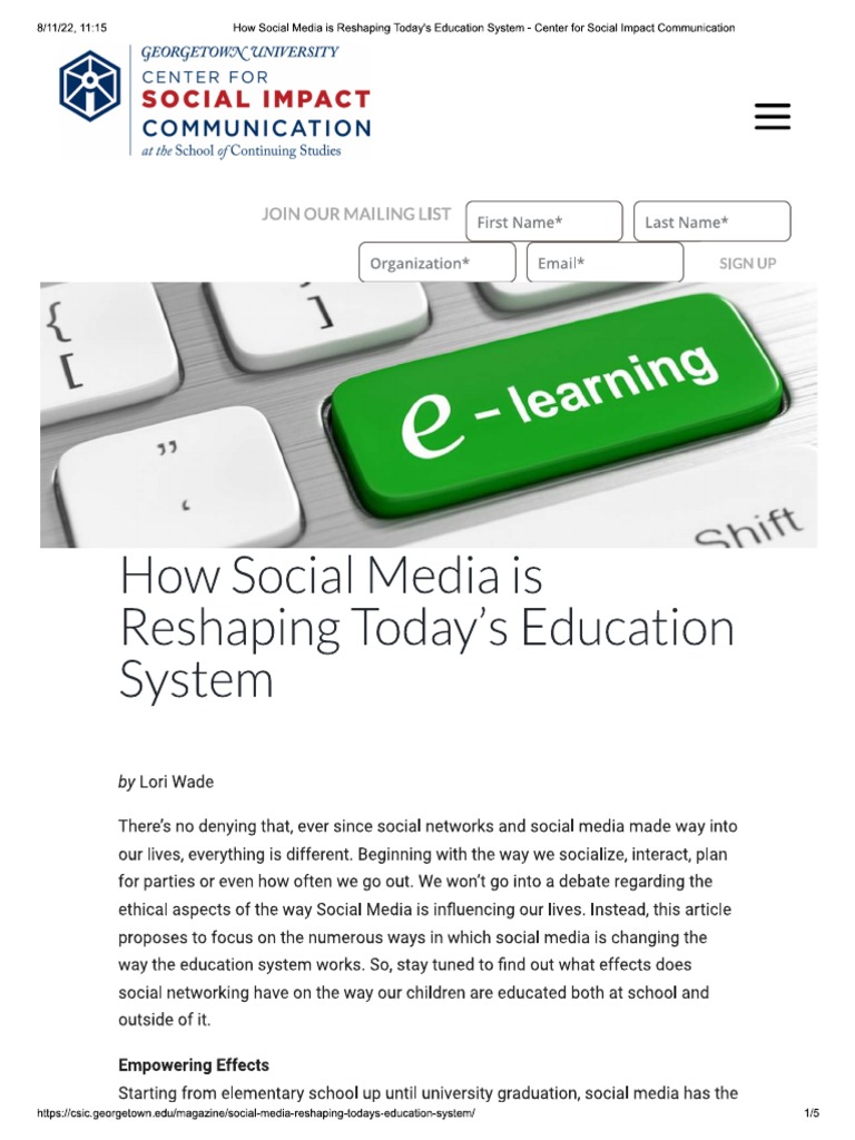 How Social Media Is Reshaping | PDF How Social Media Is Reshaping | PDF