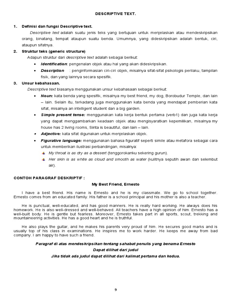 Descriptive Text | PDF