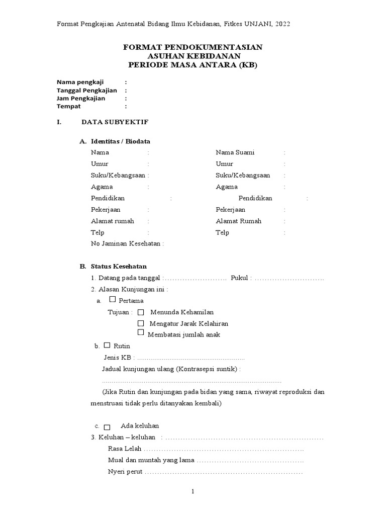 Format KB Rev - 2021 | PDF