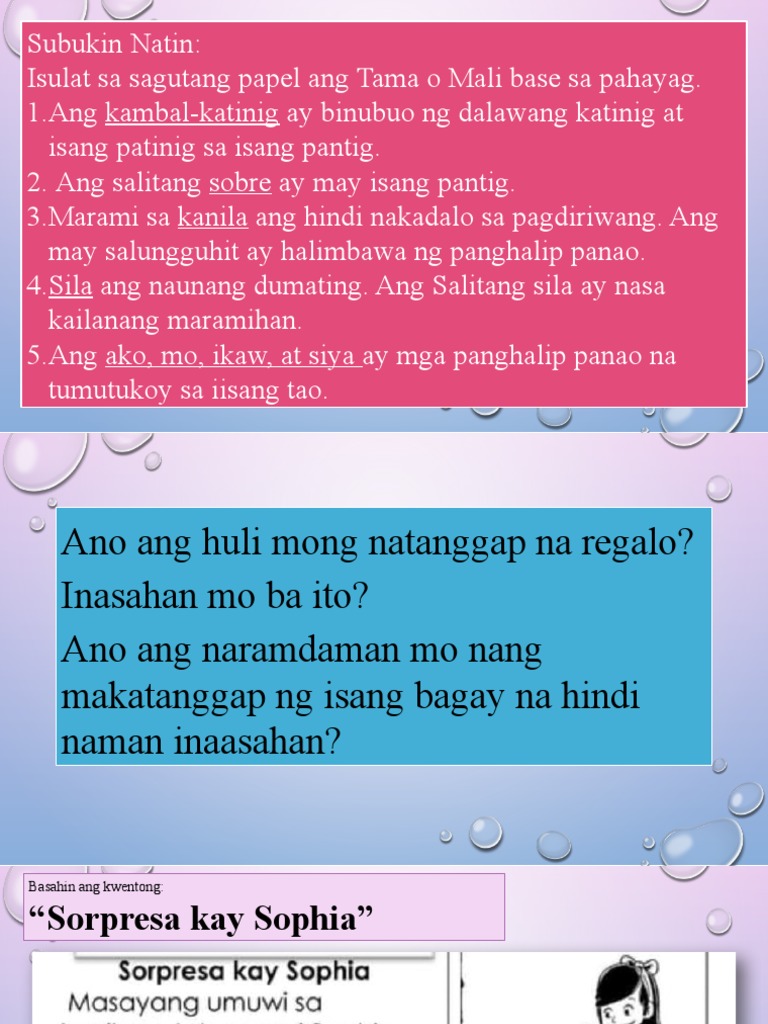 Filipino q2 Week 7 | PDF