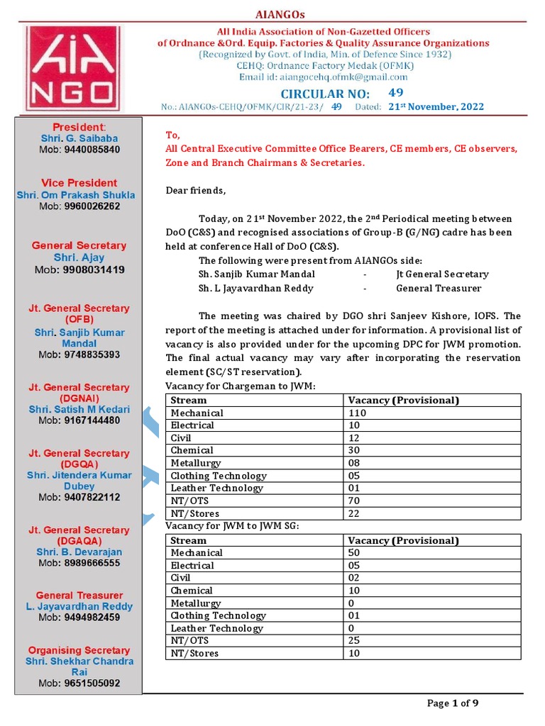 CE CIrcular-49 | PDF